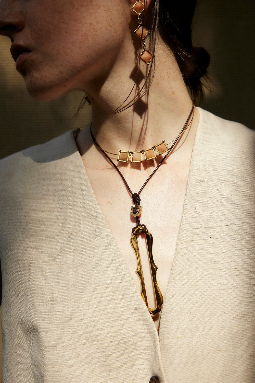 ADER.bijoux（アデルビジュー）｜VINTAGE METAL frame pendant/ペンダント – boutique ADER.bijoux